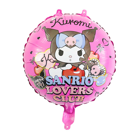 BALON FOIL BULAT SANRIO / ROUND 18" Balon My Melody Kuromi Cinnamoroll ...