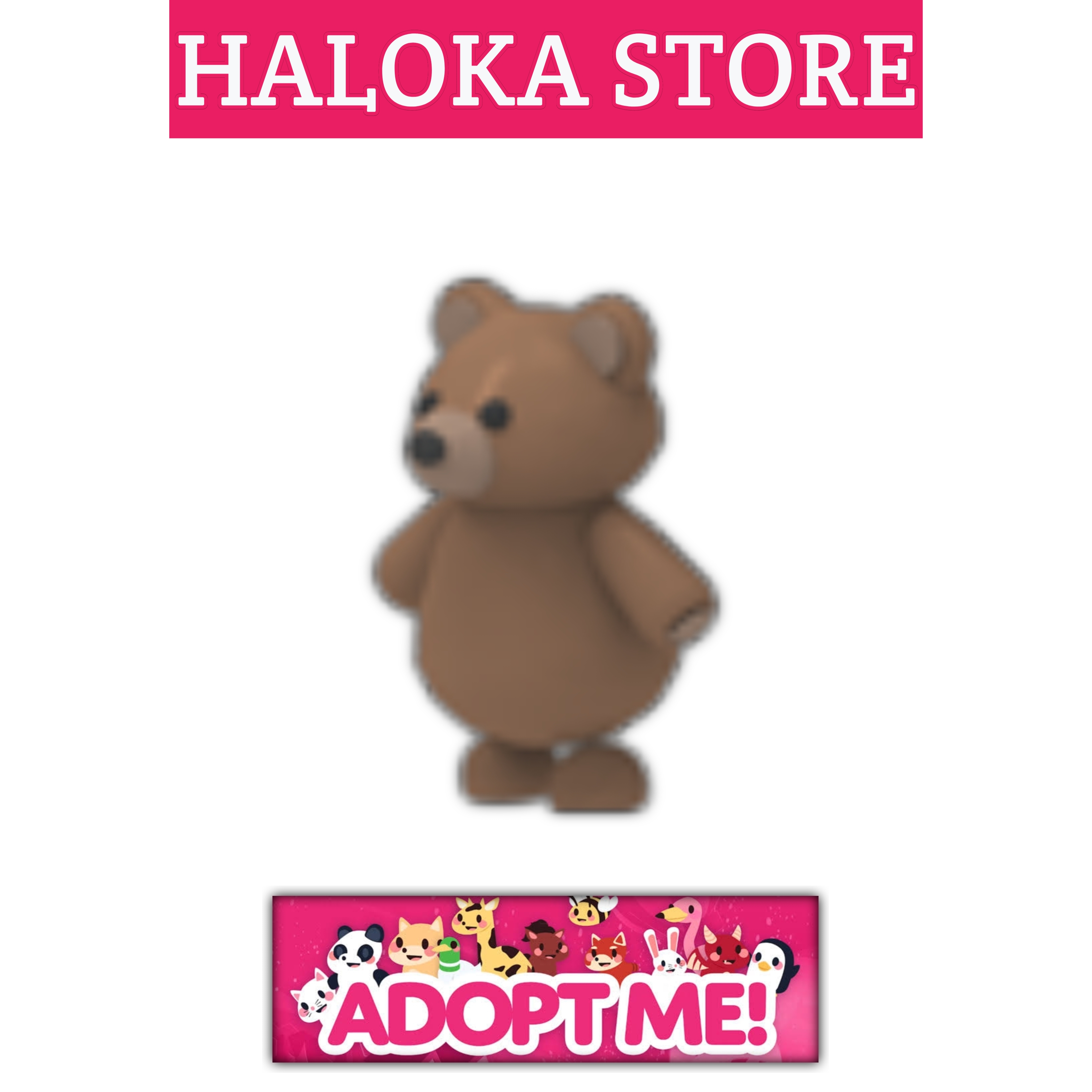 Adopt Me - Brown Bear - Roblox | Lazada Indonesia