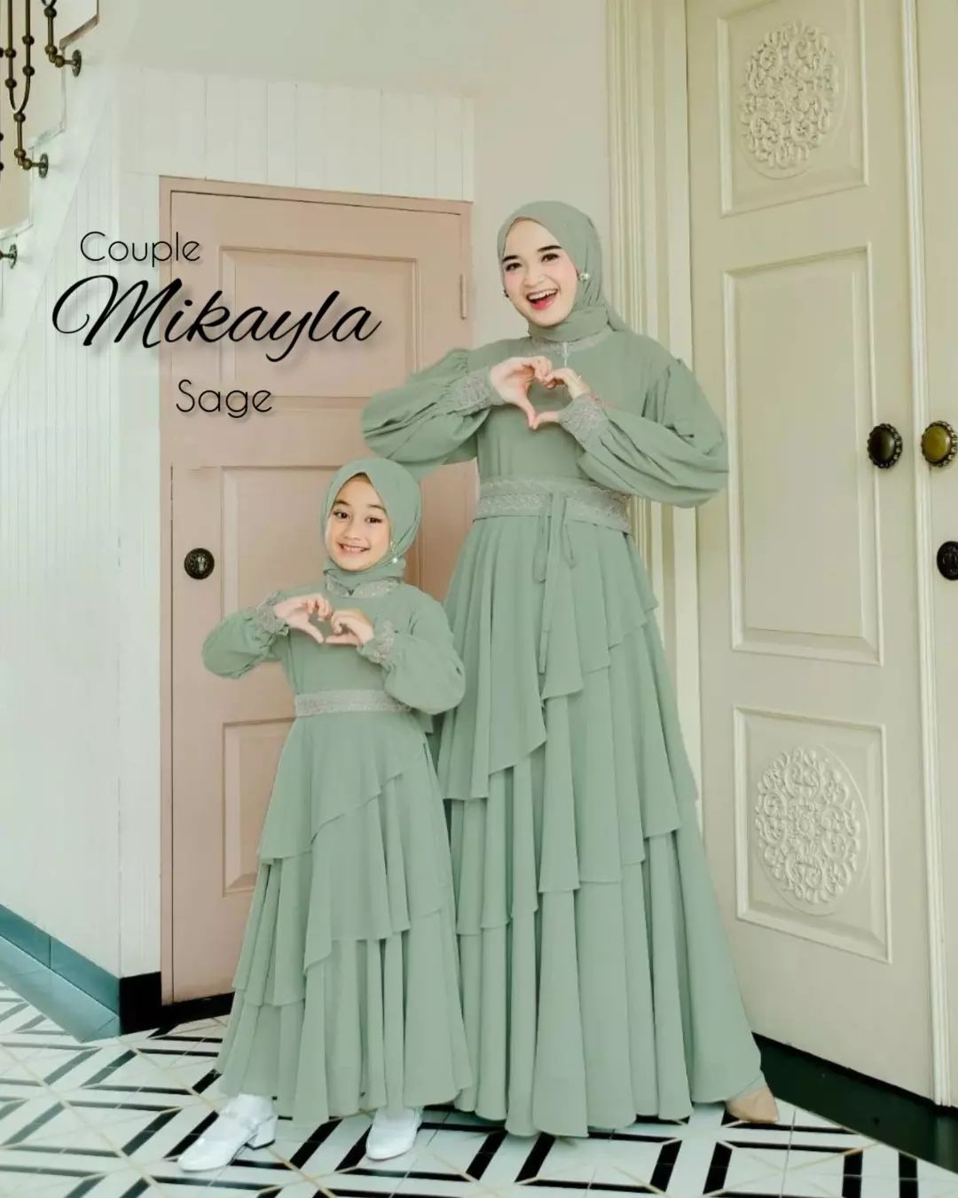 TERBARU 2023 MIKAYLA COUPLE MOM & KIDS FREE PASHMINA WARNA GREEN SAGE ... TERBARU 2023 MIKAYLA COUPLE MOM & KIDS FREE PASHMINA WARNA GREEN SAGE ...