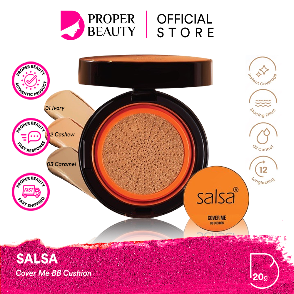 SALSA Cover Me BB Cushion Indonesia / Semi Matte SPF 30 PA++ 20g ...