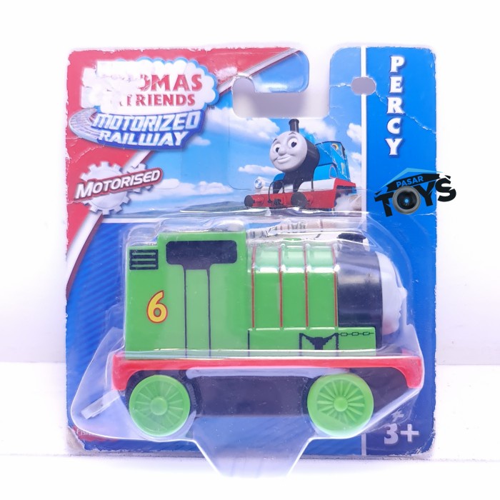 Thomas & Friends Motorized Railway Motorised Percy Fisher-Price ...