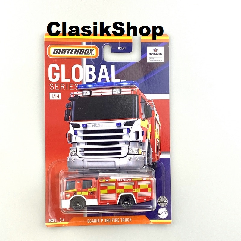 Matchbox Scania P 360 Fire Truck Fire Rescue Global Series | Lazada ...