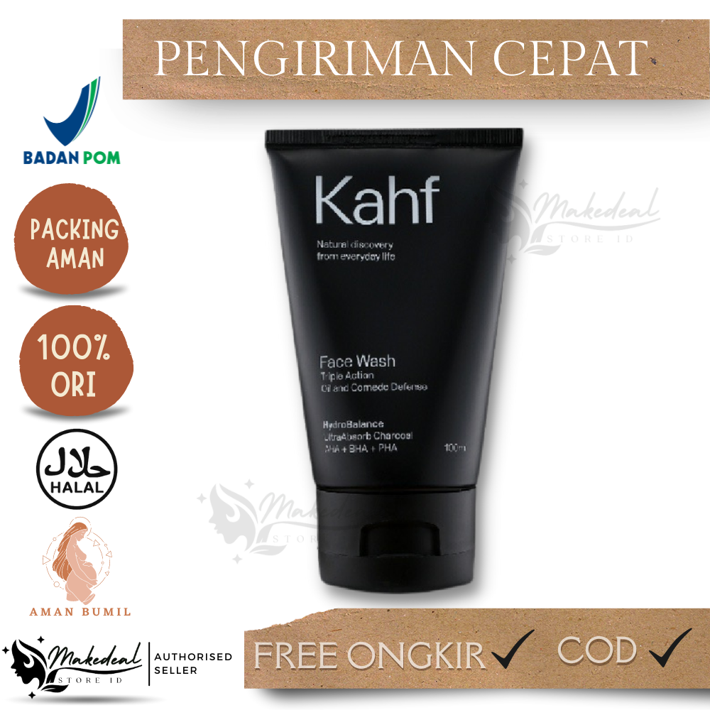 Kahf Triple Action Oil and Comedo Defense Face Wash 100 ml - Sabun ...