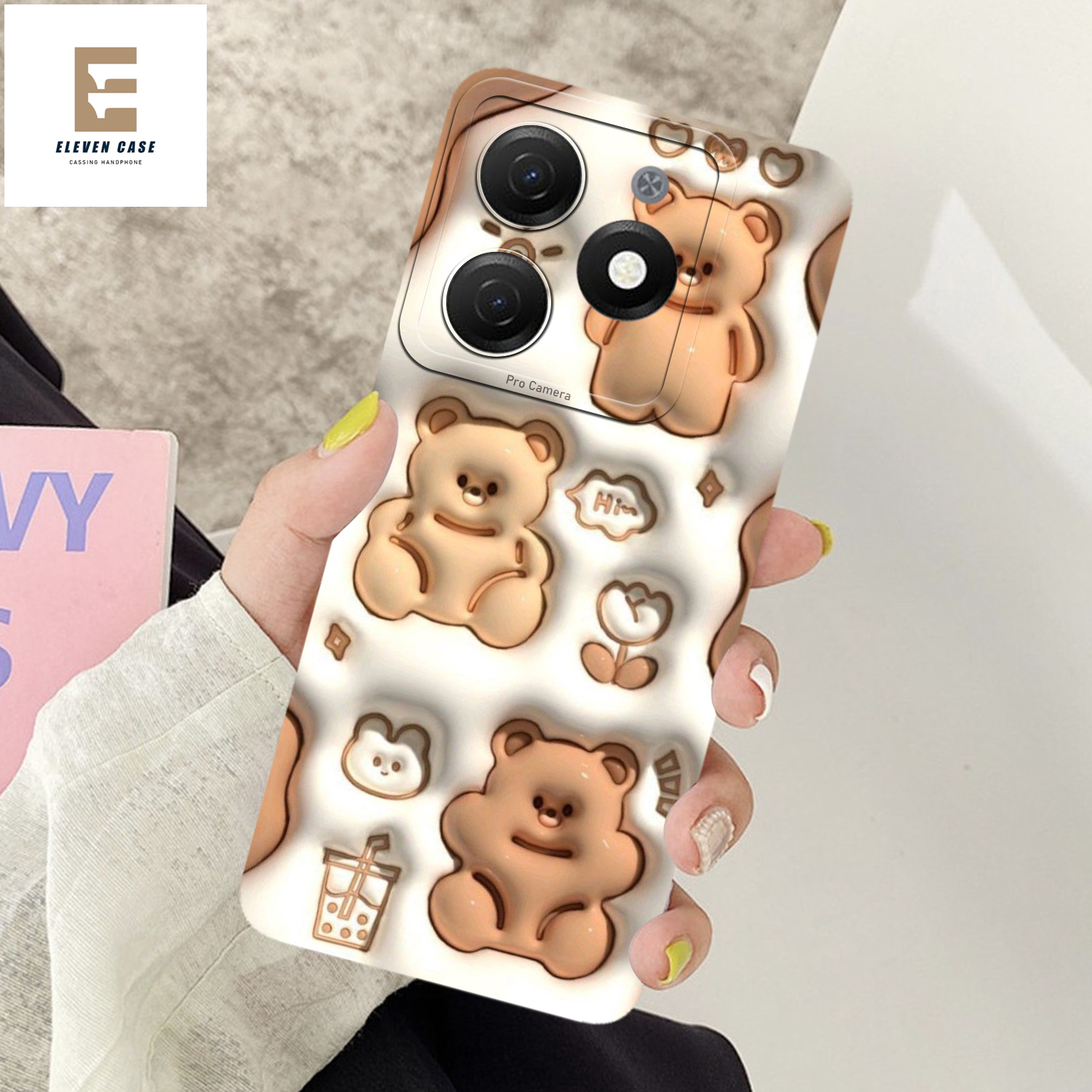 Softcase Hp Tecno Spark 20 Tecno Spark 20c Fashion Printing Lucu Siiikon Softcase