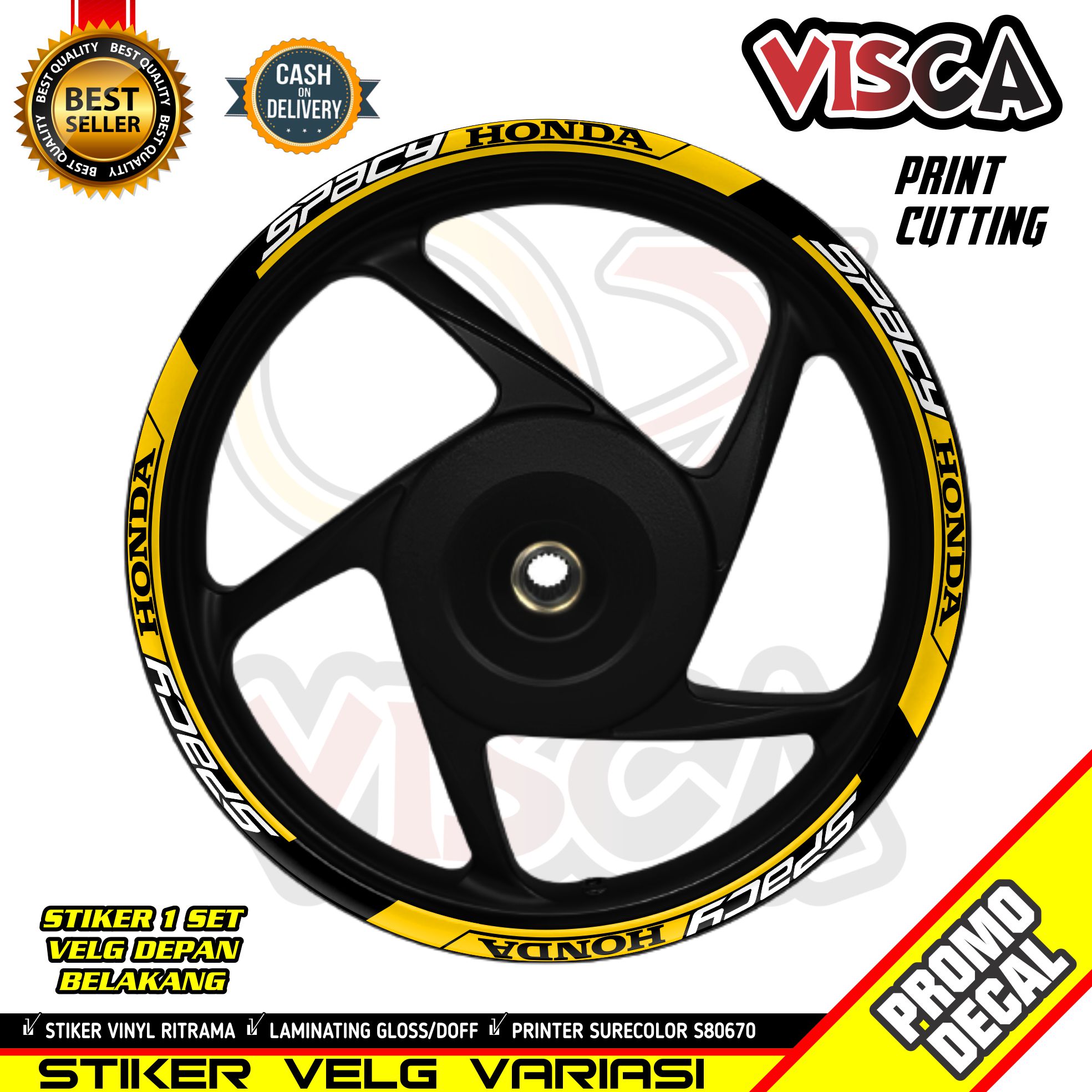 Stiker Velg - Sticker Velk - Stiker Cutting Velg - Stiker Velk Motor ...