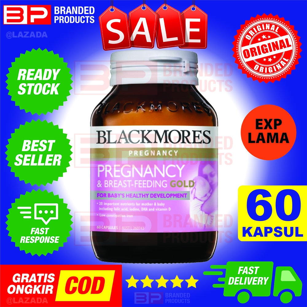 BLACKMORES PREGNANCY & BREAST FEEDING BREASTFEEDING GOLD VITAMIN IBU ...