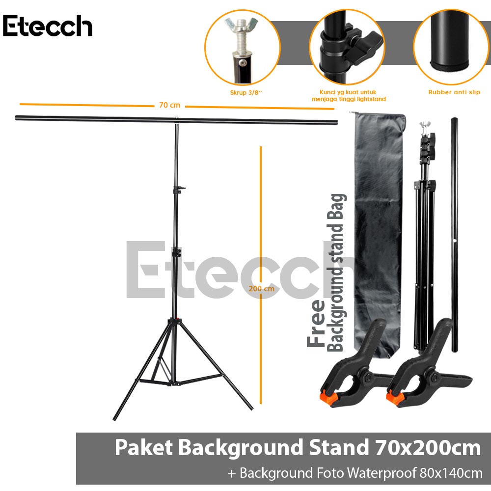 Background Stand Foto Studio Lebar 70 CM x Tinggi 200 CM | Lazada Indonesia