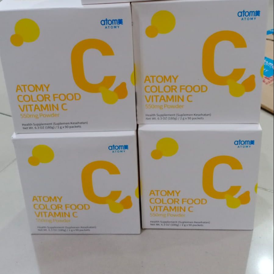 ATOMY COLOR FOOD VITAMIN C 1 BOX ISI 90 EXP DES 2024 TERBARU | Lazada ...