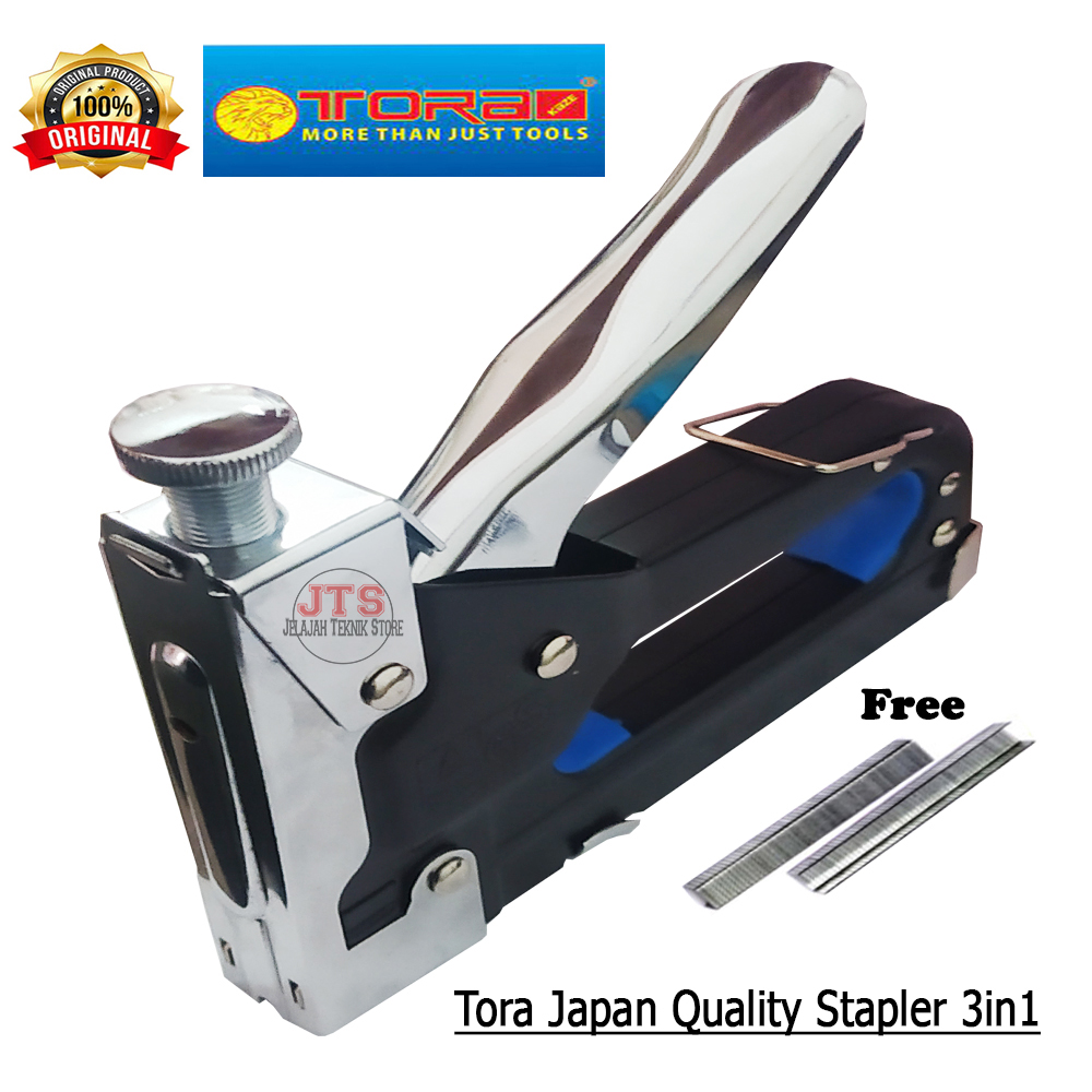 TERLARIS!!! Staples Gun 4mm - 6mm - 8mm Alat Tembak Manual 3in1 Bisa Untuk Baner Spanduk jok ...
