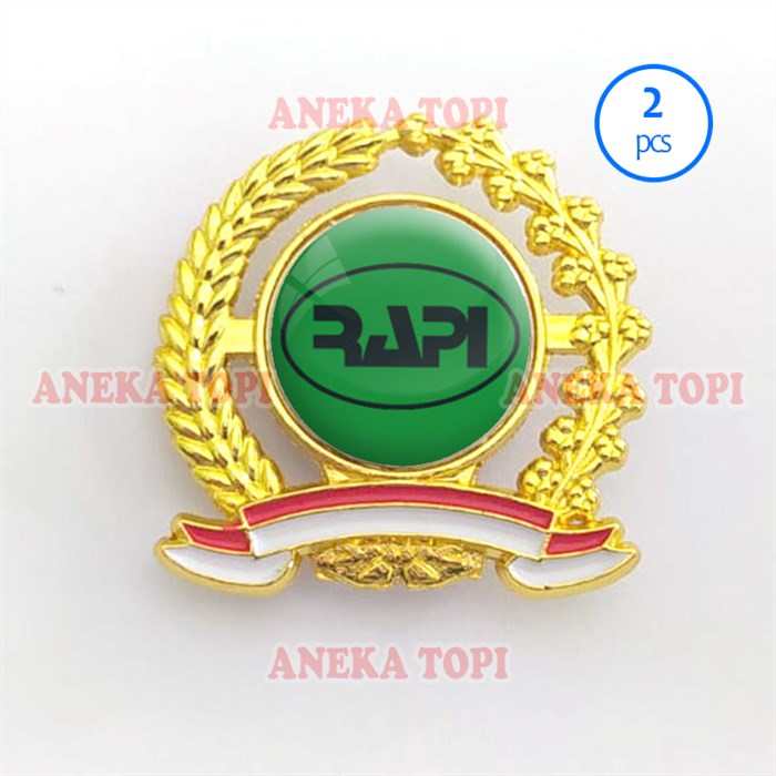 Pin RAPI Bros Wing Logo Radio Antar Penduduk Indonesia Lencana Pin Logo ...
