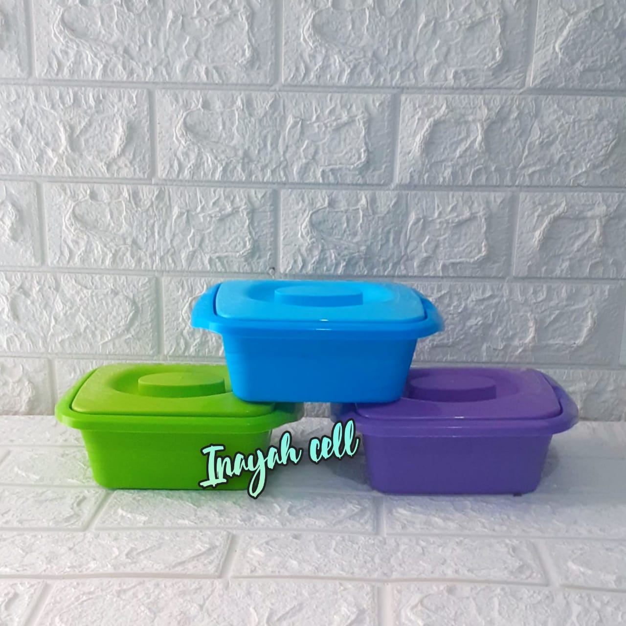 Kotak Wadah Saji Mini Tutup Isi 2pcs Lunch Box Nasi 700ml Tempat Sayur ...