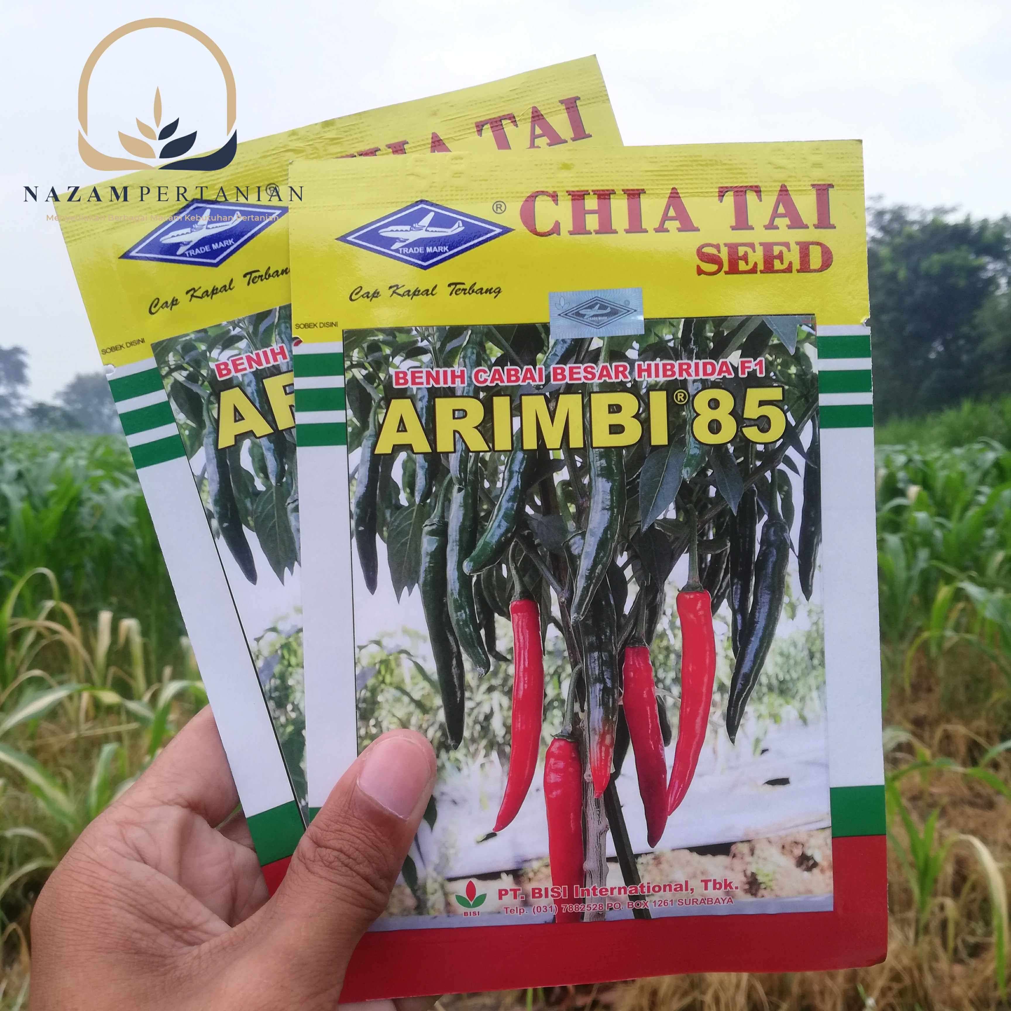 Benih Cabe Merah Keriting Cabai Besar Hibrida F1 ARIMBI 85 Cap Kapal ...