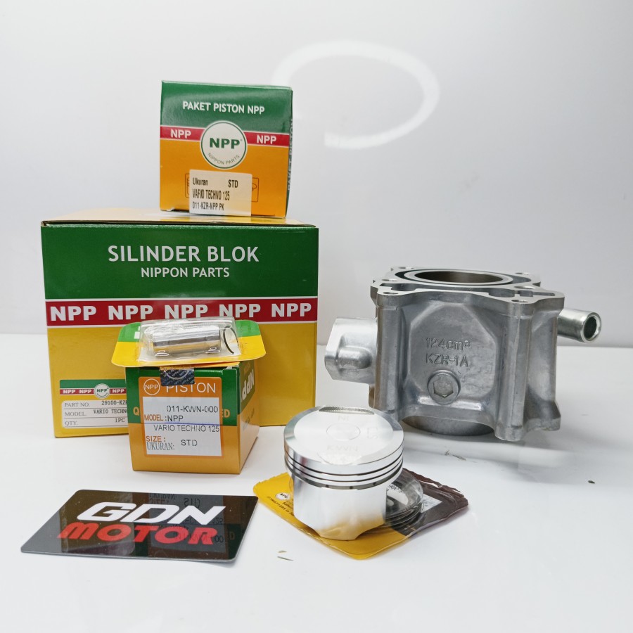 SILINDER BLOK PISTON SET NPP VARIO TECHNO 125 FI INJEKSI | Lazada Indonesia