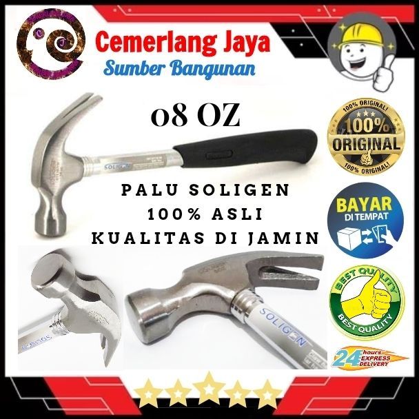 PALU BESI 08 OZ SOLIGEN - PALU KAMBING SOLIGEN - PALU TUKANG - PALU ...