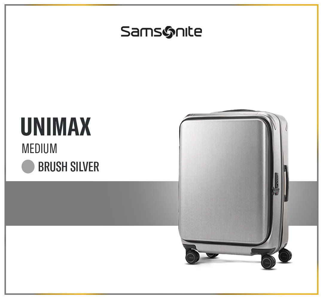 Samsonite Koper Hardcase Unimax Spinner Medium 25 Inch - Brush Silver ...