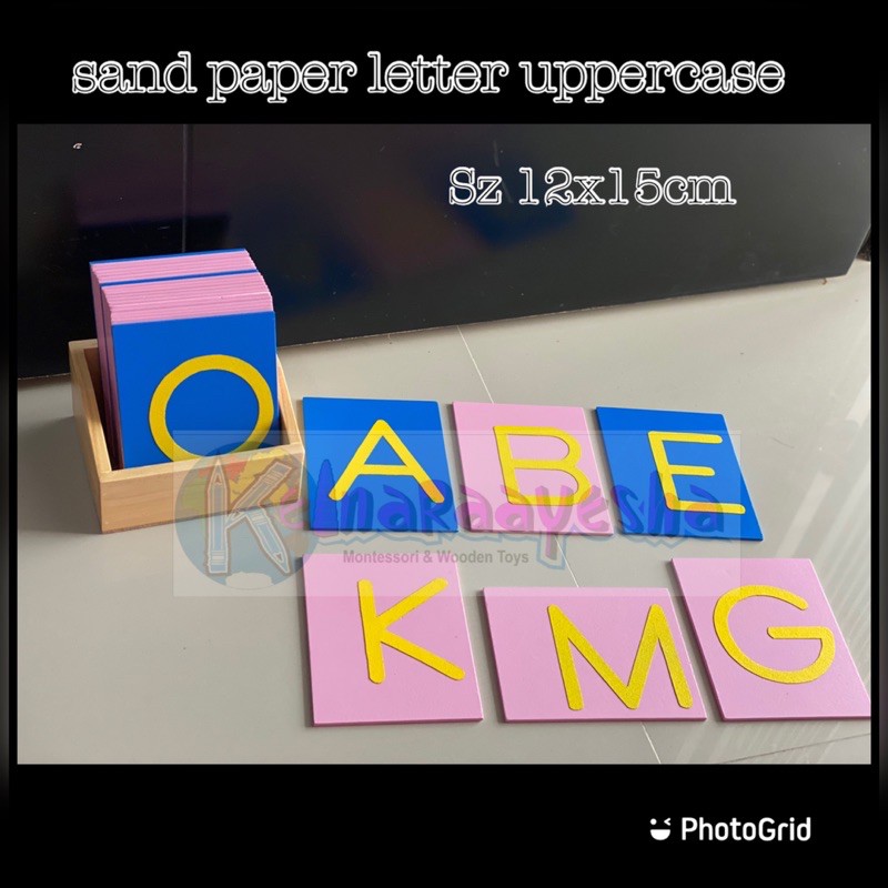 Sand Paper Letter Uppercase/ SPL huruf besar | Lazada Indonesia