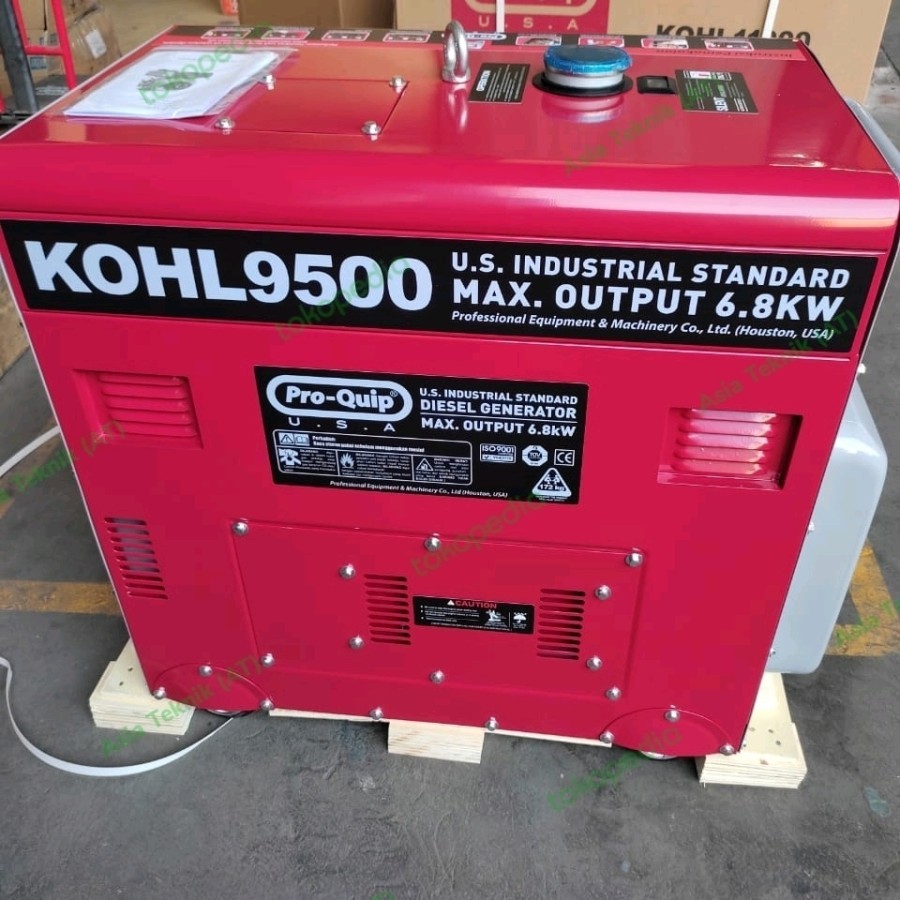 Genset silent / Generator Set Diesel Solar 7000 watt ProQuip Usa Kohl ...