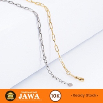 Gelang Bracelet Emas Cattena Ekstension Kadar 10K Toko Mas Jawa ...