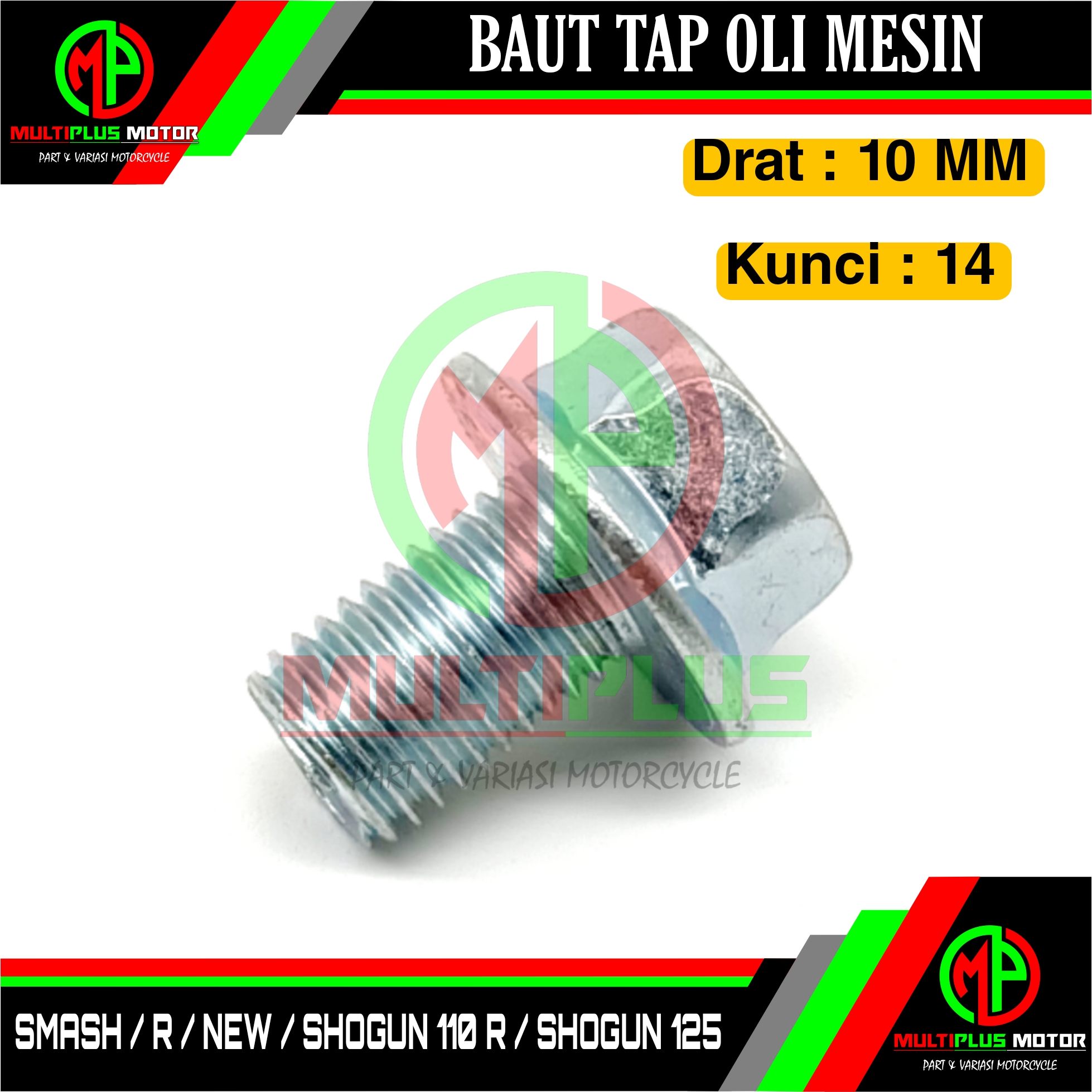 Baut tab tap kuras oli mesin SMASH,SMASH 110 R,SHOGUN 110 R NEW,SHOGUN ...