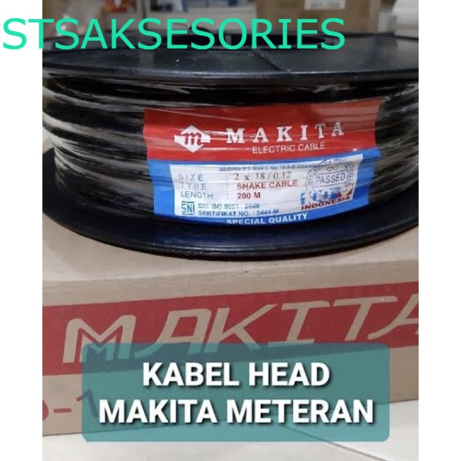 Kabel Head Mahkita Hitam Per 1 Meter | Lazada Indonesia