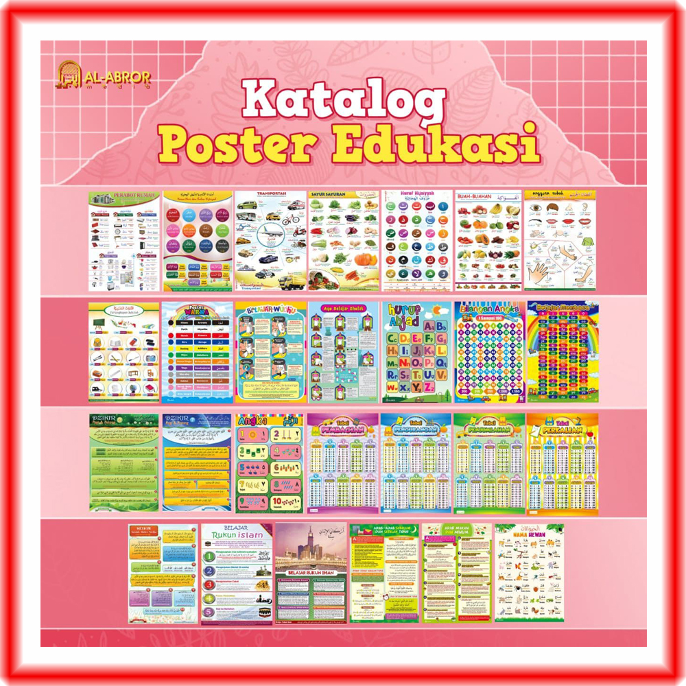 Poster Edukatif Poster Edukasi Anak Islam Poster Mufradat Mufrodat ...