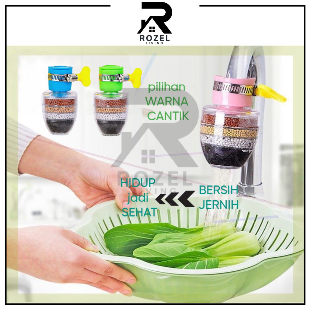 ROZEL Sambungan Kran Air Saringan Filter 6 Lapis | Lazada Indonesia