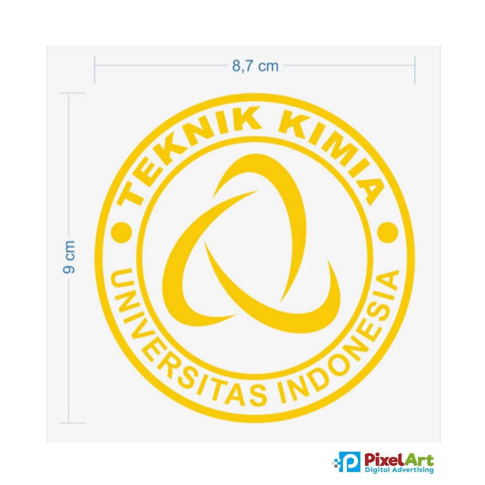 STICKER KAMPUS TEKNIK KIMIA UI ; UNIVERSITAS INDONESIA | Lazada Indonesia