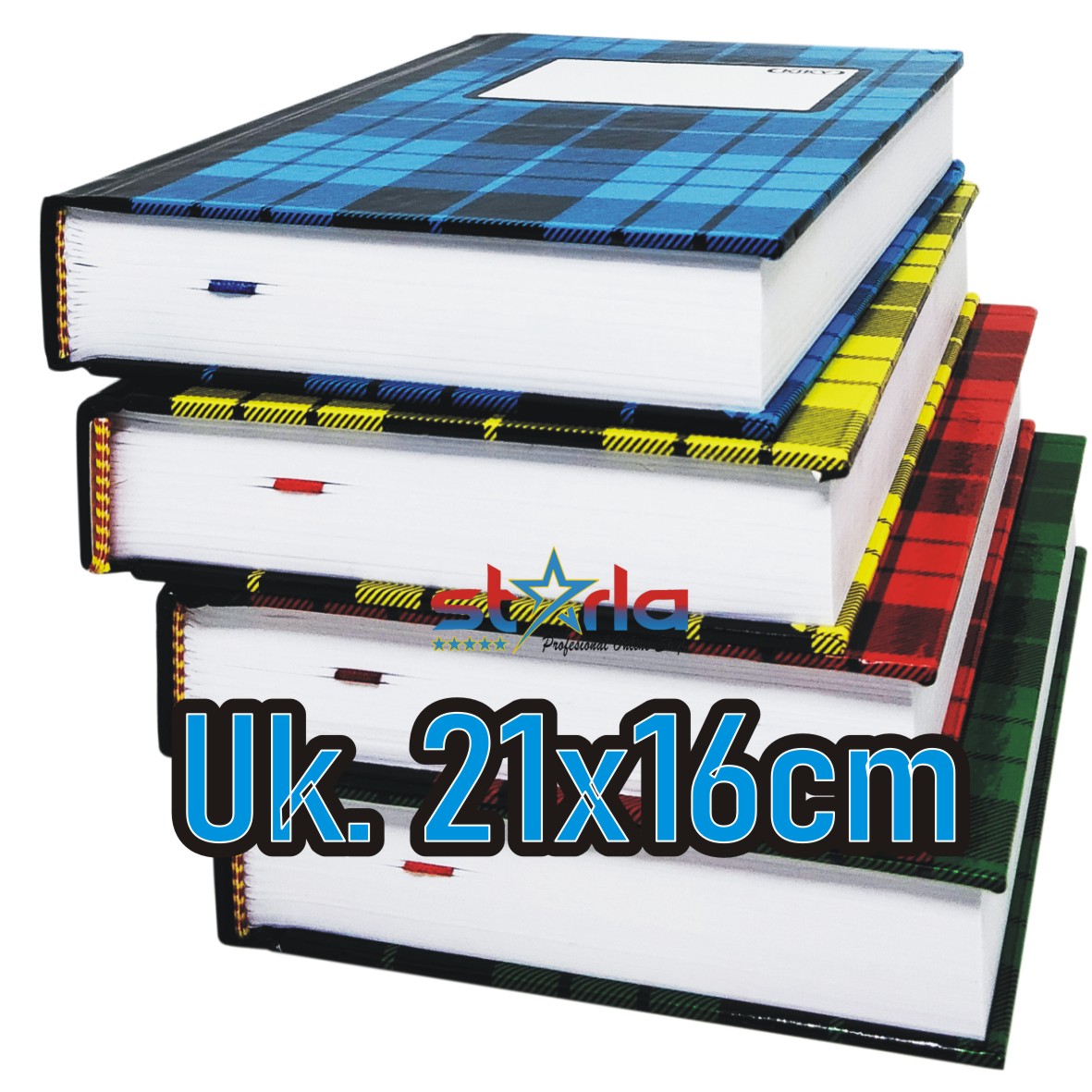 1 Buku Debur 300 Lembar Uk. Sedeng (20x15cm) Hard Cover Paling Bagus ...