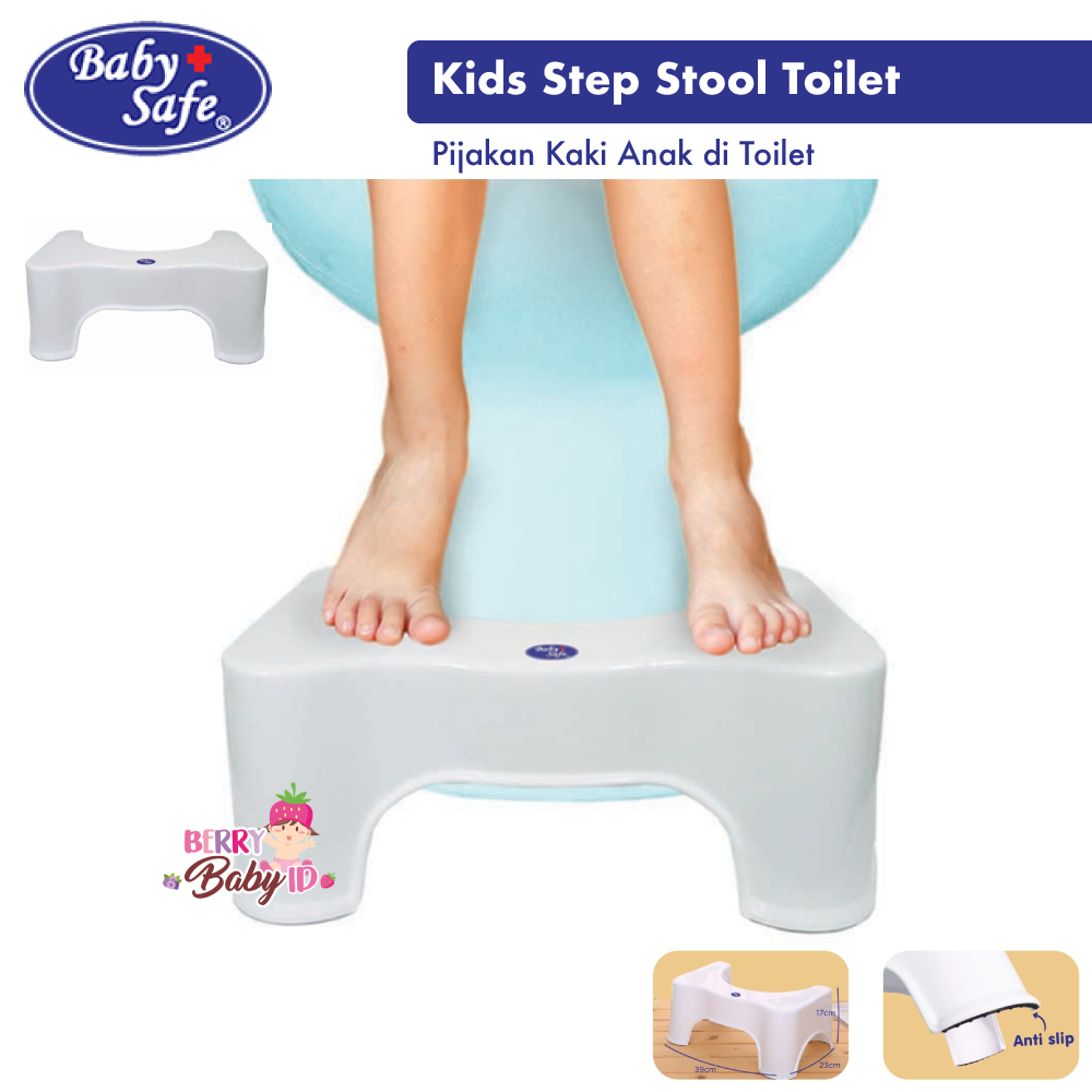 Baby Safe Kids Step Stool Toilet Anak Pijakan Kaki Anak Anti Slip Berry ...