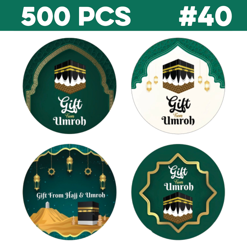 STIKER HAJI UMROH 1 LOR ISI 500 PCS STIKER BISA DI GUNAKAN TEMPEL DI ...