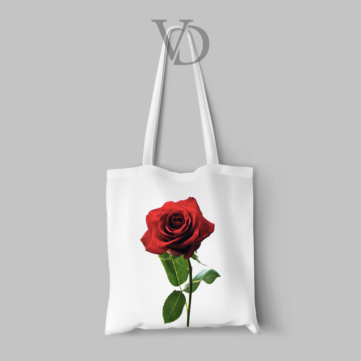 TOTE BAG BAHAN KANVAS bunga mawar flower bag TERBARU / AESTHETIC ...