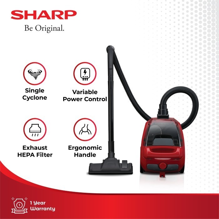 SHARP Bagless Vacuum Cleaner [1.5 L] EC-NS18 | Lazada Indonesia