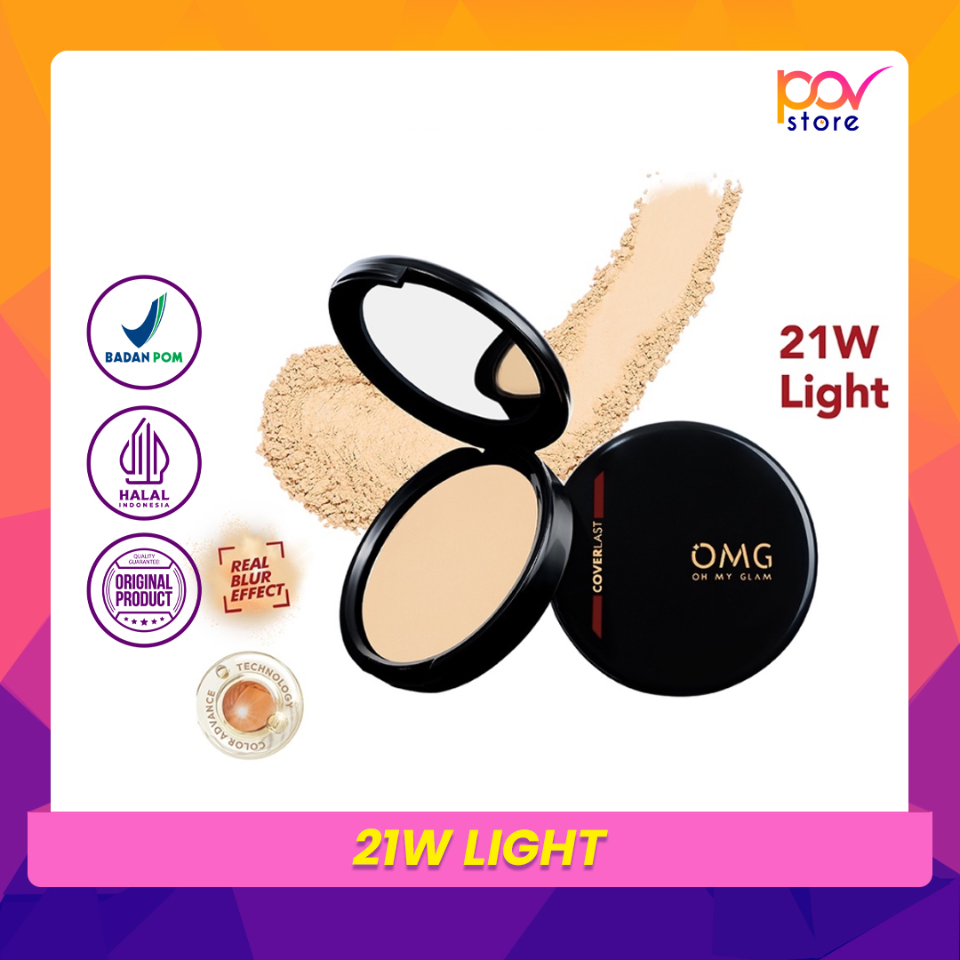 OMG Oh My Glam Coverlast Two Way Cake 12gr - Bedak Padat Kontrol Minyak ...