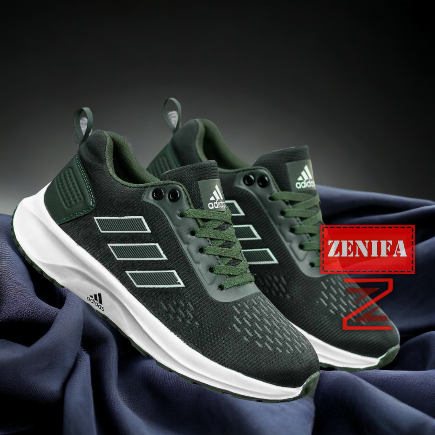 Sepatu Addss Zoom Cortez Green White Sepatu Sneakers Fashion Import ...