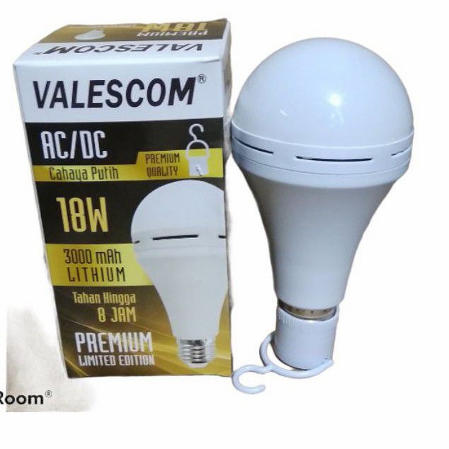 Lampu Emergency Otomatis Nyala Led Valescom 18 Watt / Lampu Cas / Lampu ...