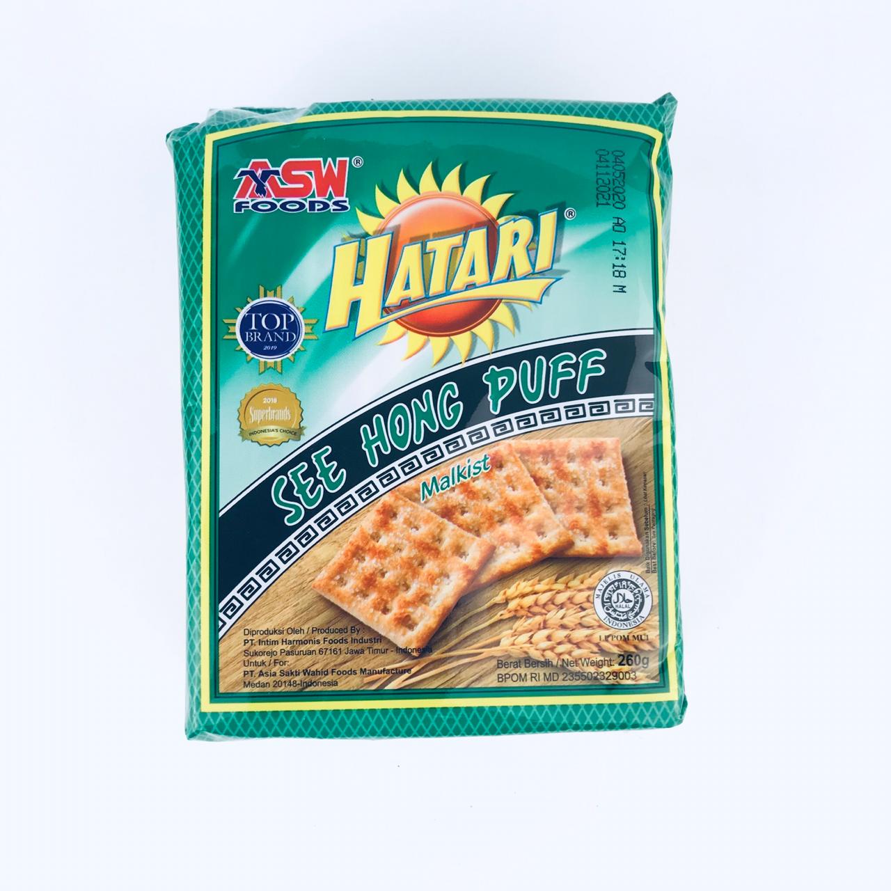 HATARI / ASW FOODS /SEE HONG PUFF MALKIST / 245g | Lazada Indonesia