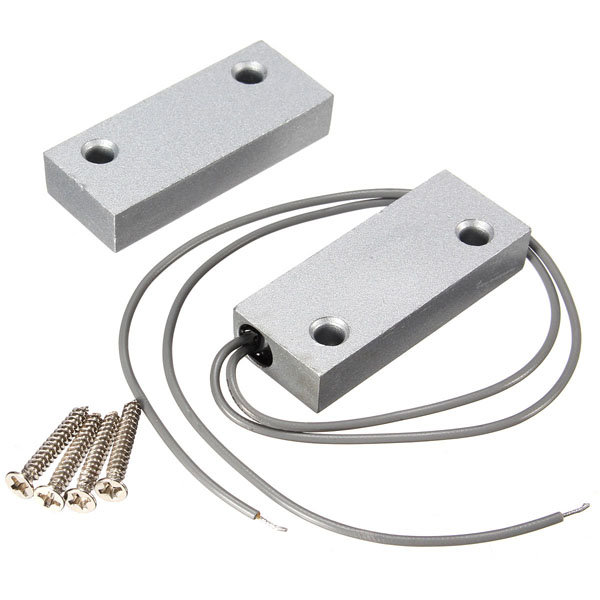 Wired Heavy Duty Metal Magnetic Door Contact for Alarm Access Control ...