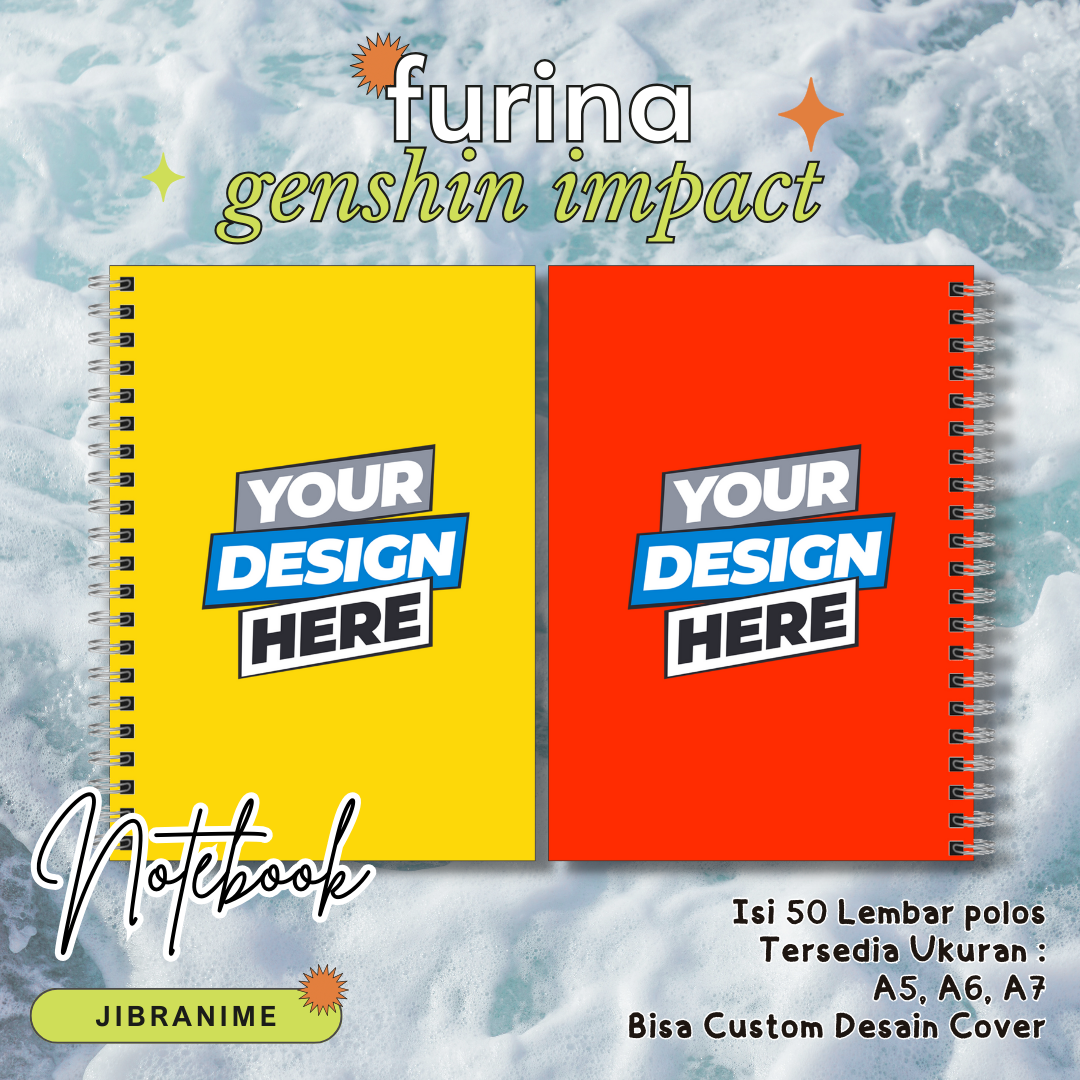 NOTEBOOK GENSHIN IMPACT FURINA / NOTE BOOK GENSHIN IMPACT FURINA / BUKU ...