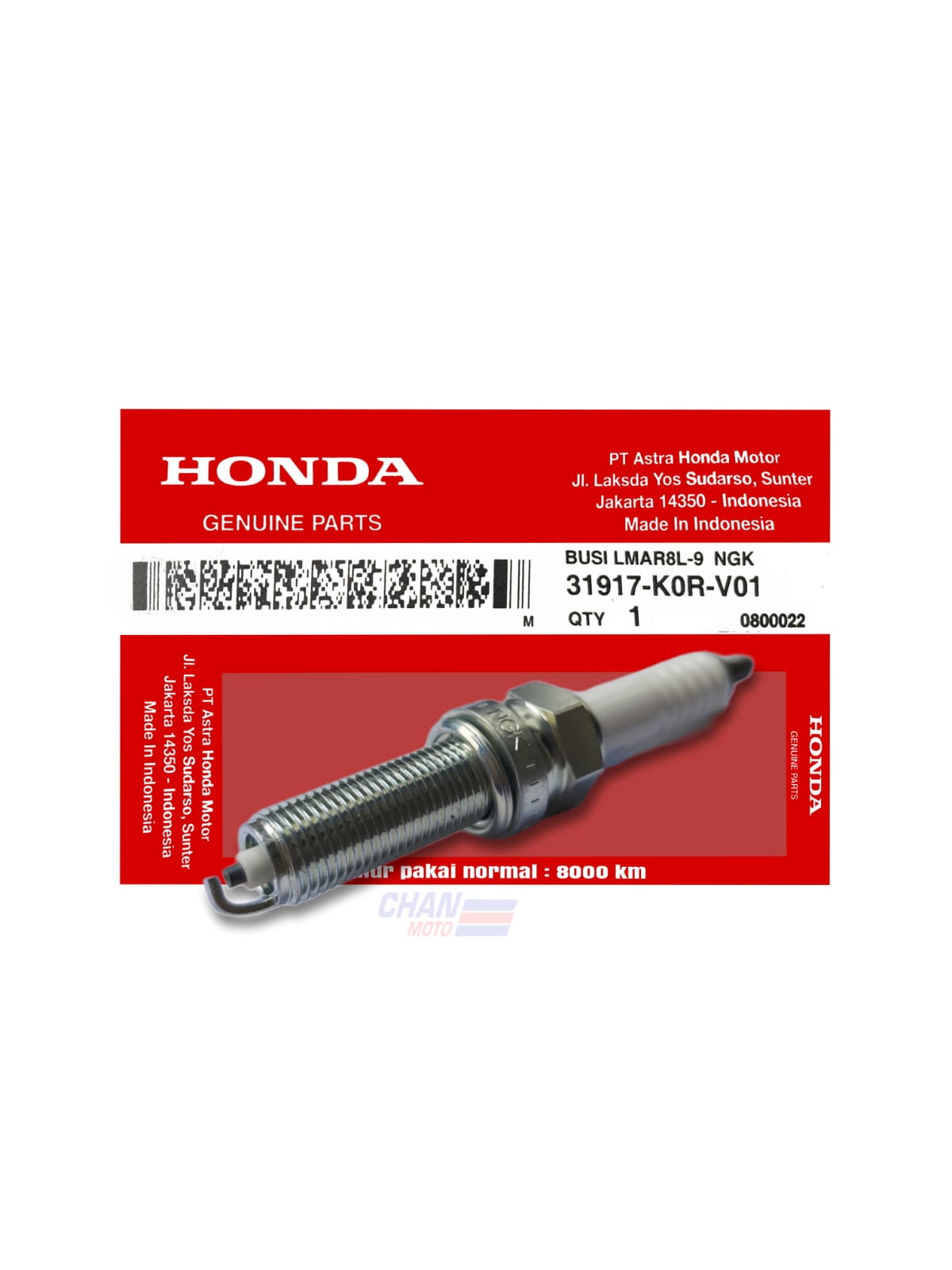 busi honda pcx 160 vario 160 asli honda AHM 31917-K0R-V01 | Lazada ...