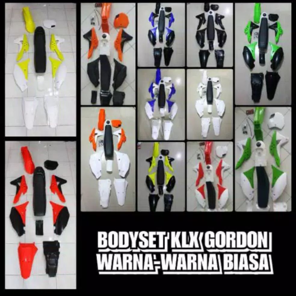 BODYSET KLX GORDON BODY SET KLX GORDON PLUG AND PLAY KLX 150 ALL SERIES ...