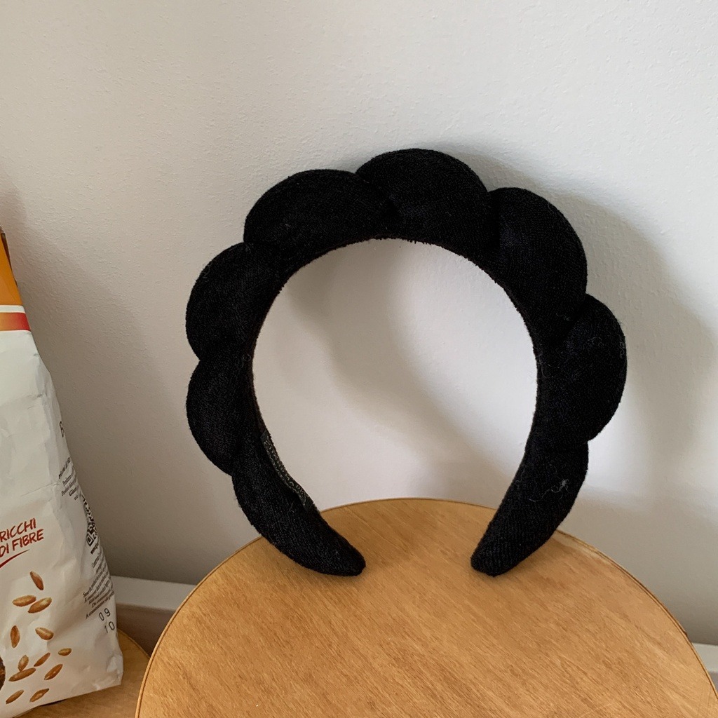 Bando Simple Polos Shellie Korean Fluffy Head Band / Bando Bulat Wanita ...