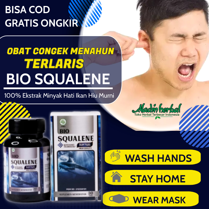 Bio Squalene Softgel With Nano Technology - Obat congek , Telinga ...