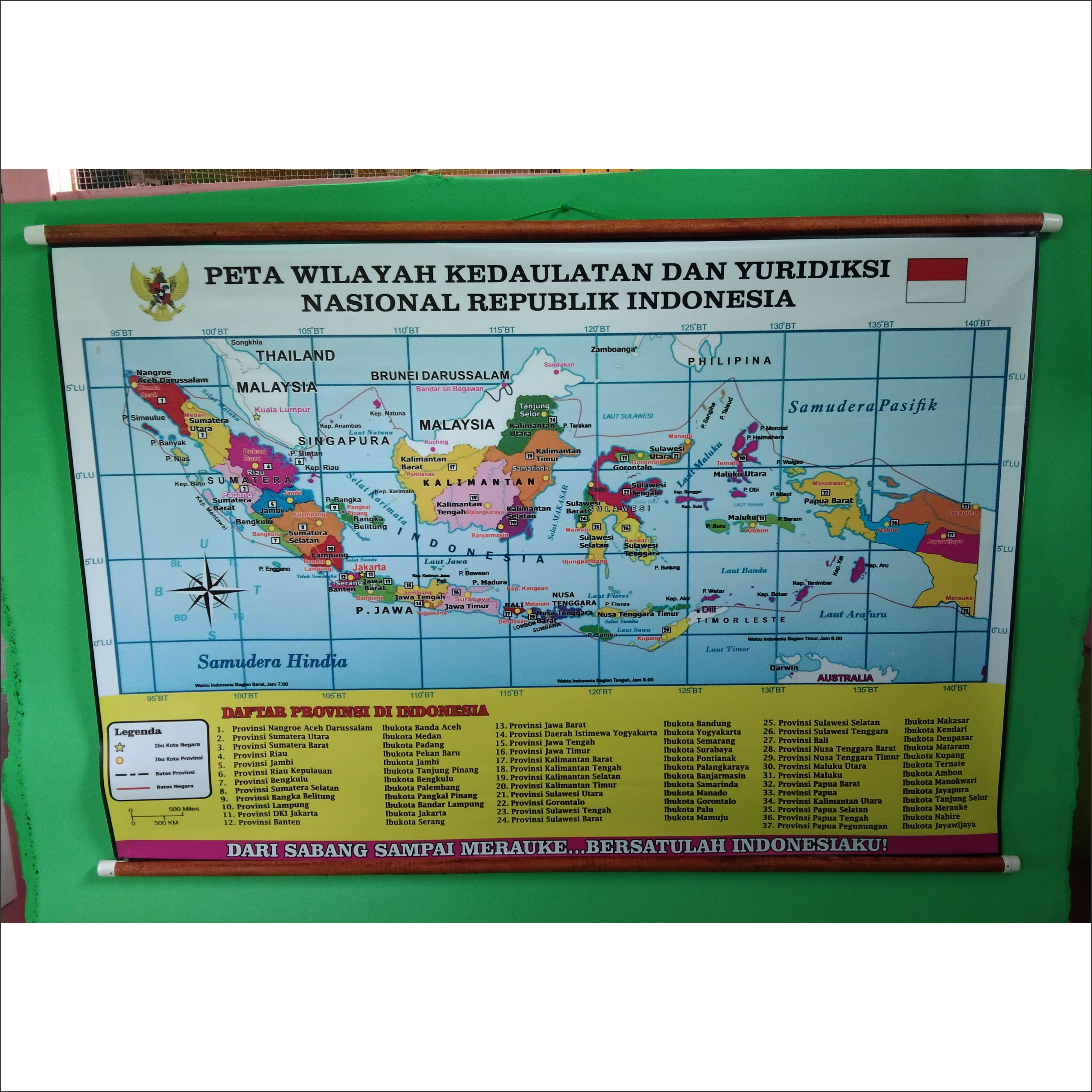 PETA INDONESIA UKURAN 200 X 120 CM | Lazada Indonesia