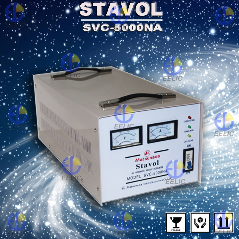 EELIC SVC-M5000VA Stavol Penstabil Terbaik Contact Voltage Regulator ...