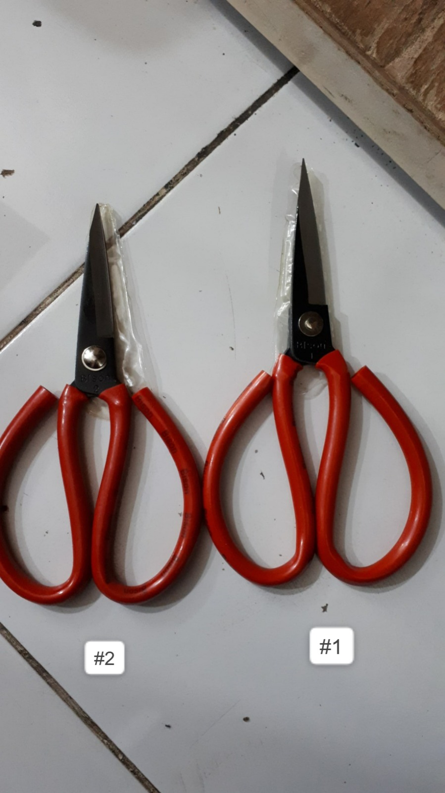 Gunting Kodok No #1 Serbaguna BISON 8" / Multipurpose Scissors Kain ...