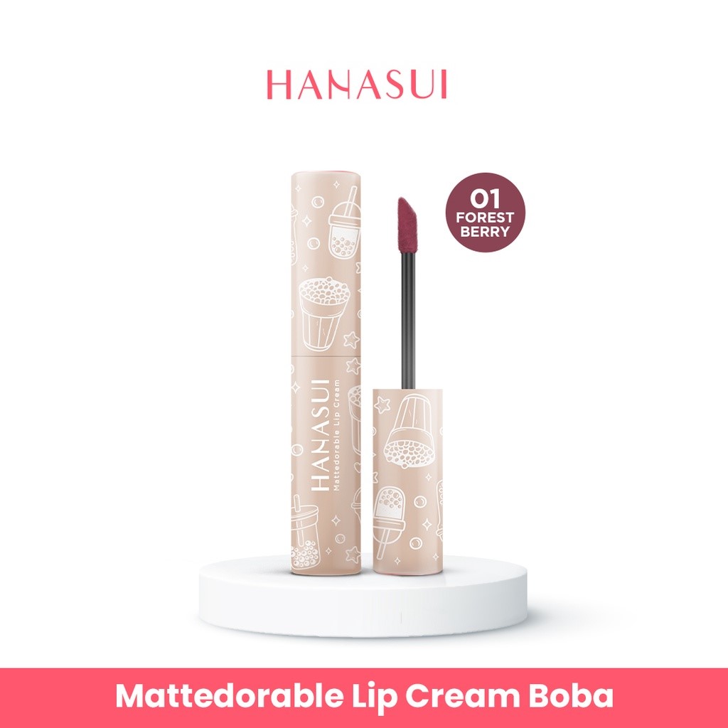 HANASUI Mattedorable Lip Cream Series BOBA EDITION | Lazada Indonesia