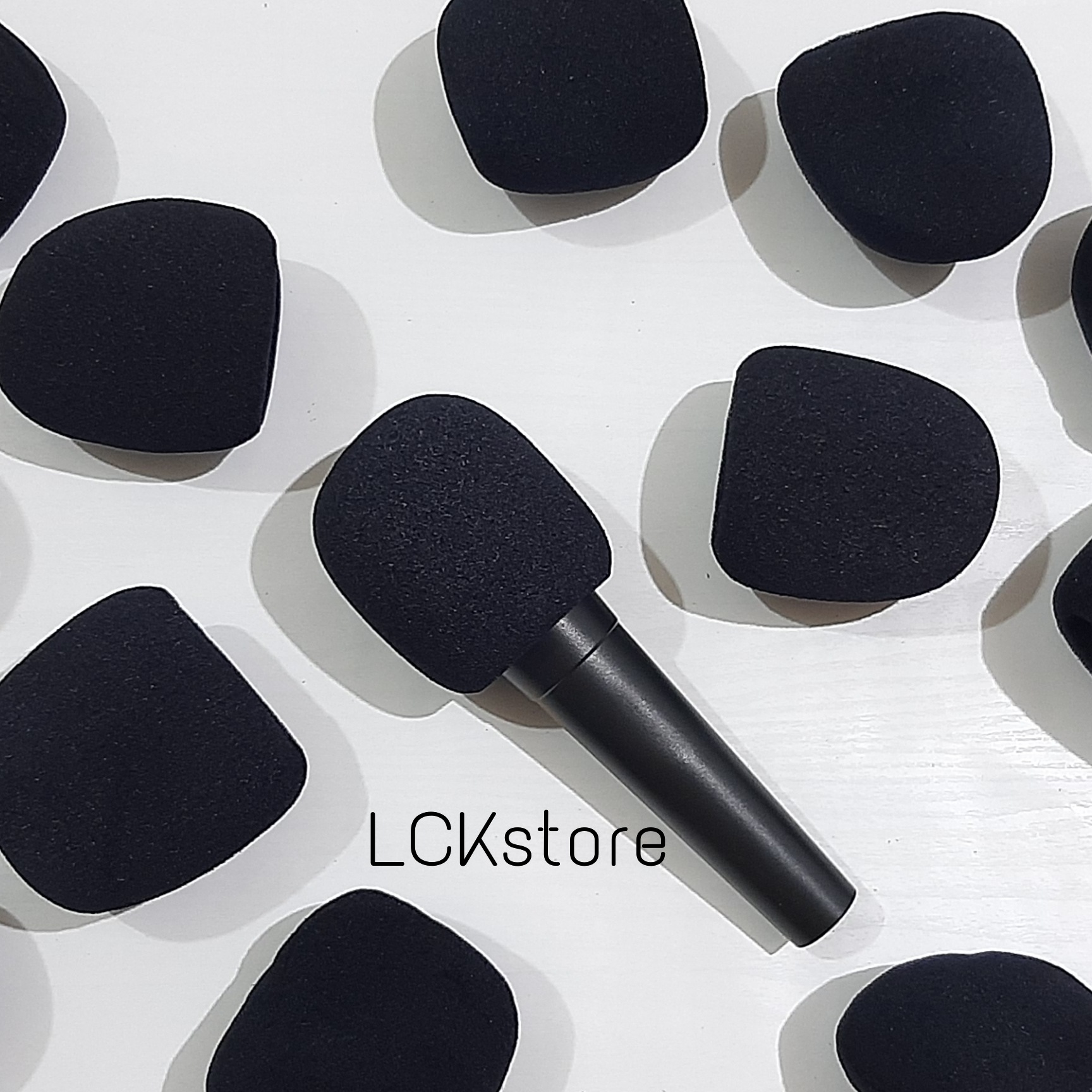 Busa microphone tebal /spon foam mic genggam /sarung cover mikrofon ...