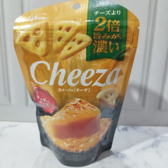 BISKUIT JAPAN GLICO CHEEZA CHEDDAR CHEESE 40g | Lazada Indonesia