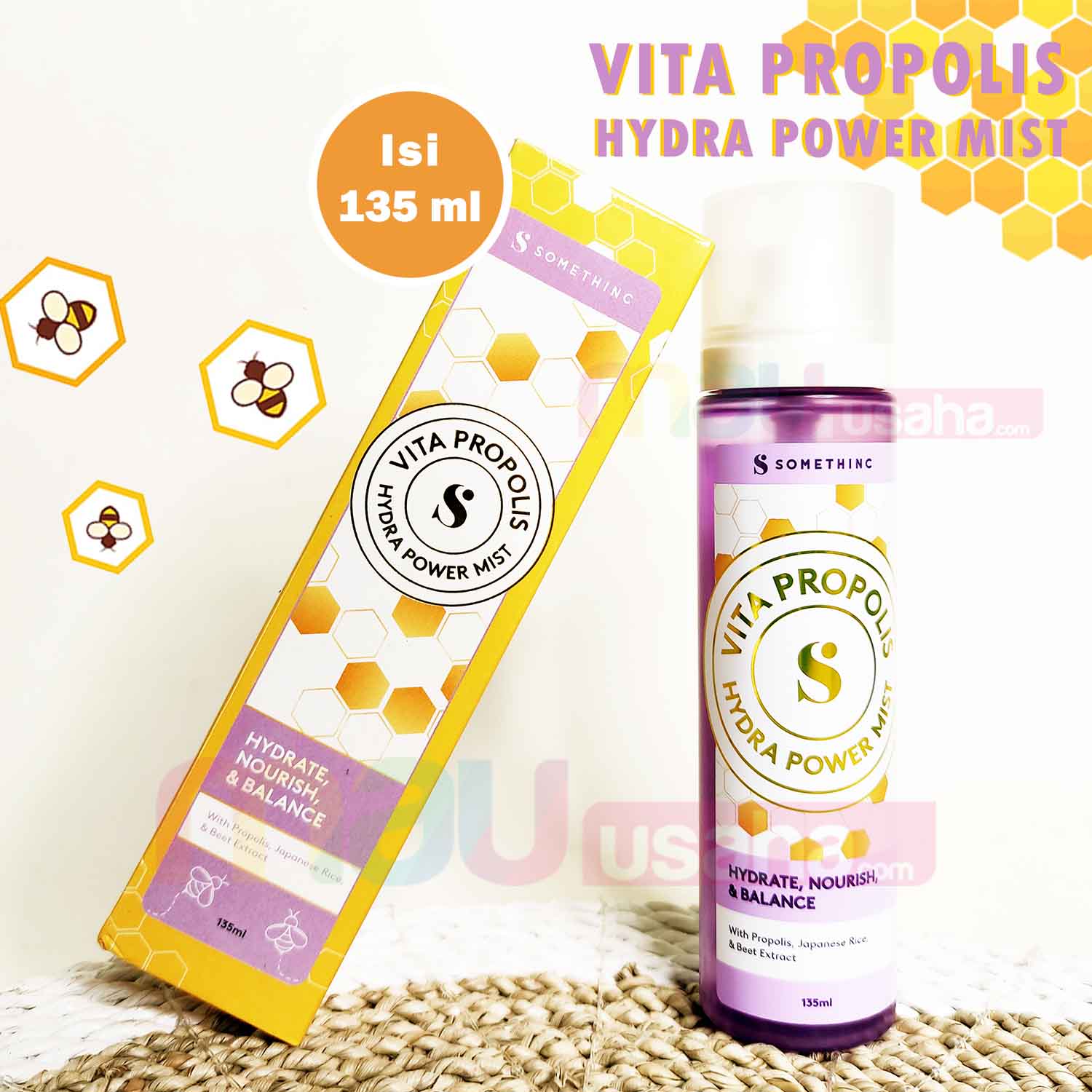 SOMETHINC Vita Propolis Hydra Power Mist Bee Series Face Mist Spray Wajah Hydrating | Lazada ...