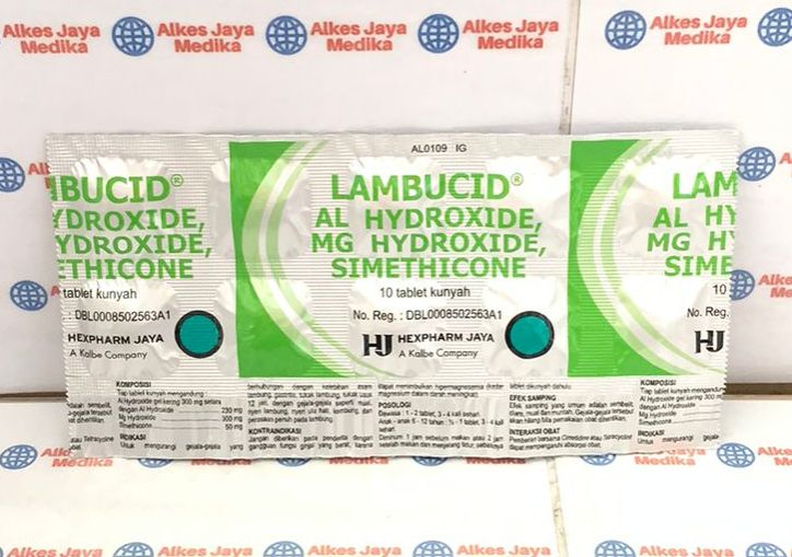 LAMBUCID ISI 10 TABLET - OBAT MAAG | Lazada Indonesia